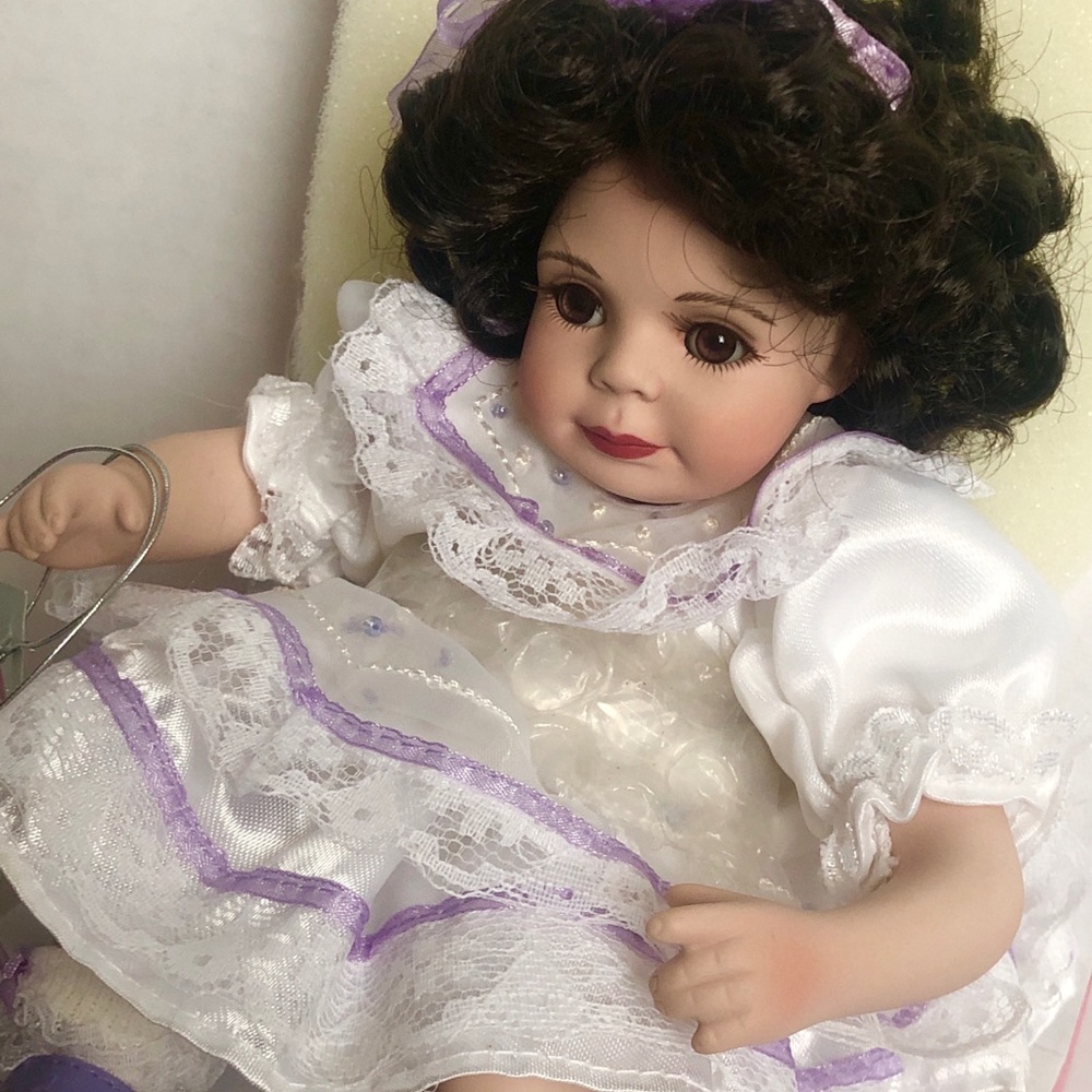 Marie Osmond Baby Annette Tiny Tot Doll Mib Coa - Gem